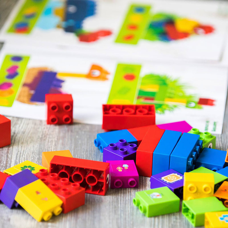 Blocos Ecológicos 100 peças de Biobuddi | MiniKidz