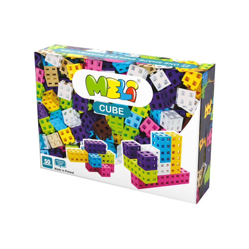 Bloques Meli Cube Pastel 50 piezas en Minikidz