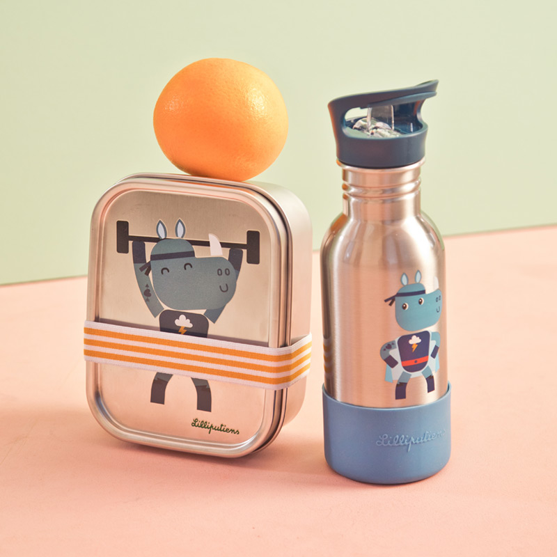 Garrafa Super Marius 600 ml de Lilliputiens | MiniKidz