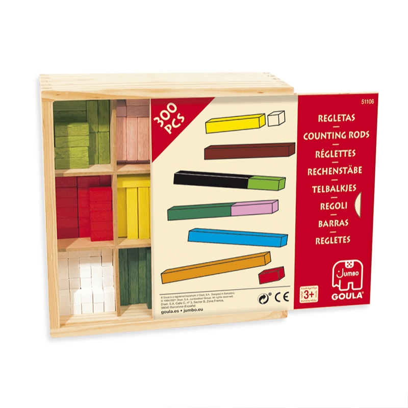 Caja Regletas 10 x 10 de 300 piezas de Goula en Minikidz