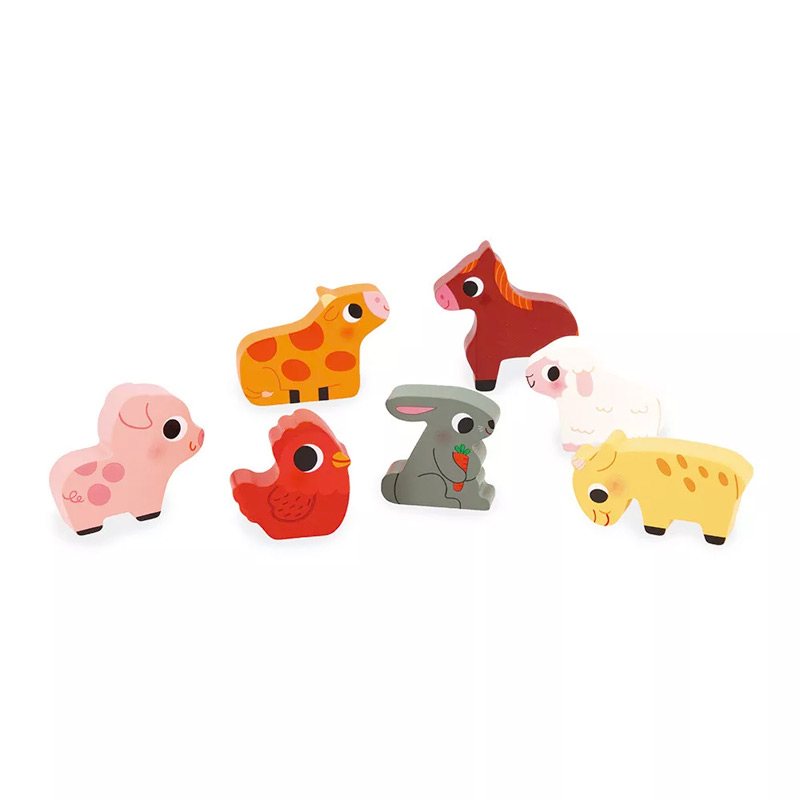 Chunky Puzzle la Granja de Janod en Minikidz