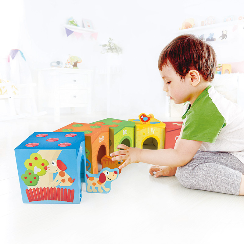 Cubos Apilables: Pepe & Friends de Hape en MiniKidz