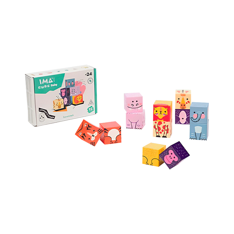 Ima Cube Baby 12 piezas de Imanix en Minikidz