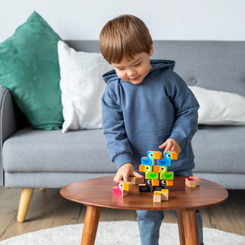 Juego de Apilar Toucans de Goula en Minikidz