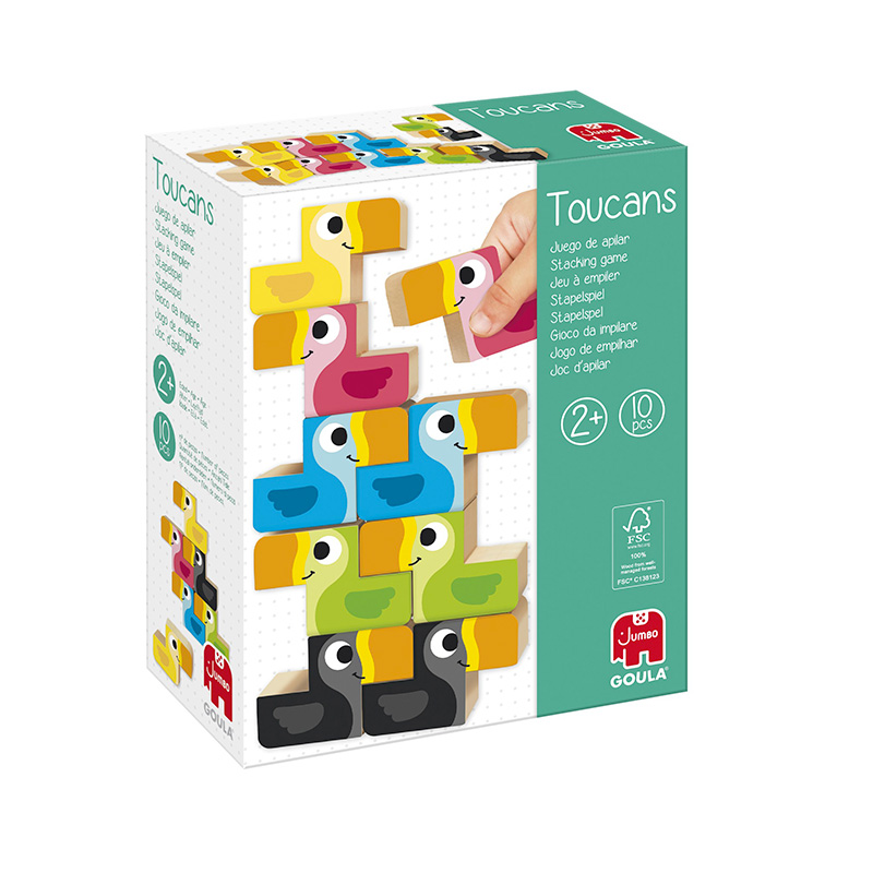 Juego de Apilar Toucans de Goula en Minikidz