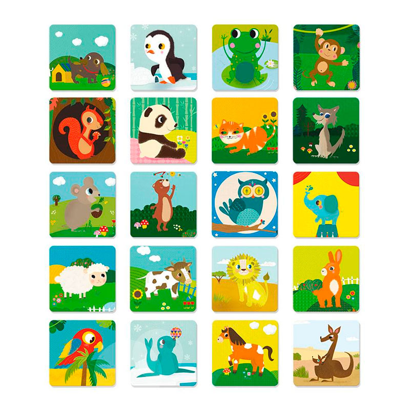 Juego de Memoria: Animales de Ludattica en MiniKidz