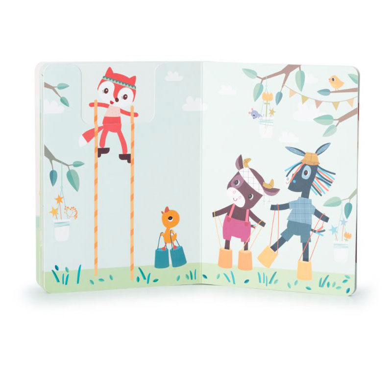 Libro Garden Party los Opuestos de Lilliputiens en Minikidz