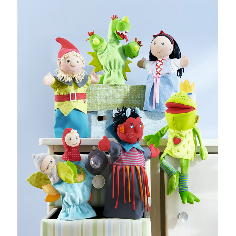 Marioneta Rana Rey Sapo de Haba en Minikidz