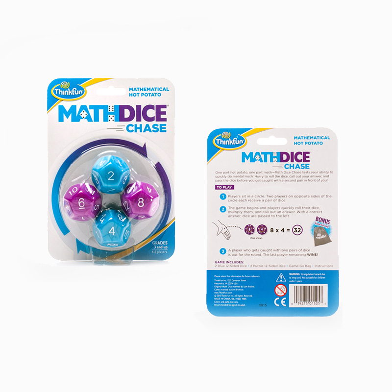 Math Dice Chase de Thinkfun en MiniKidz