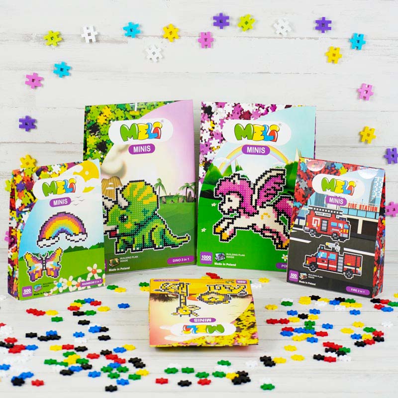 Bloques Meli Minis Tematic 2 en 1 Bomberos en Minikidz