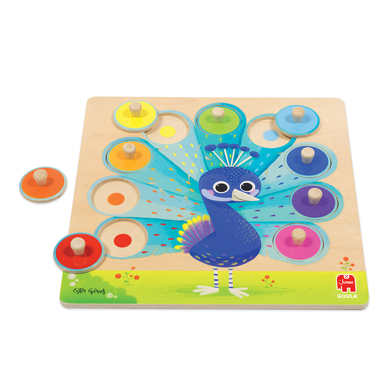 Puzzle Pavo Real de Goula en Minikidz