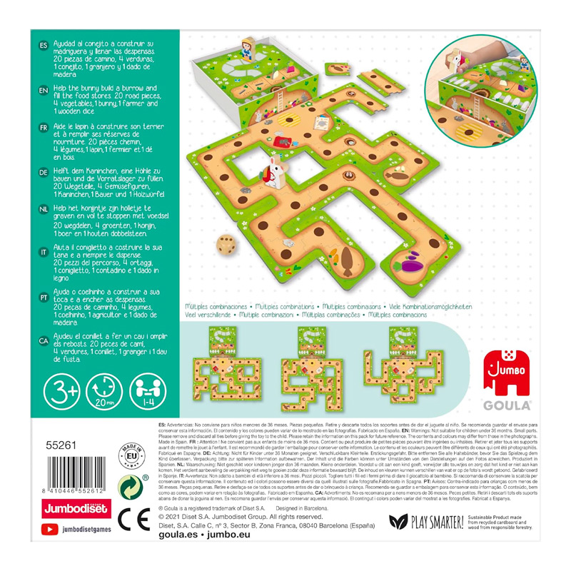 Juego Cooperativo Robin Rabbit de Goula en Minikidz